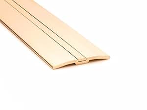 Posh Brass Door Threshold 38mm Wide 90cm Long (90cm, Satin Brass ...