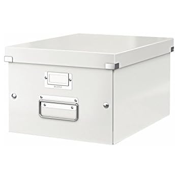 Leitz A4 Storage Box, Click & Store Range, 60440001, White: Amazon.co ...