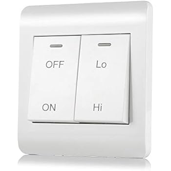 Hon&Guan Two-Speed Switch ON-OFF for Extractor Inline Duct Fan ...