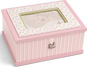 Pink baby girl keepsake box: Amazon.co.uk: Baby