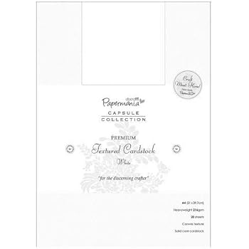 Papermania A6 75-Piece Capsule Collection Premium Textured Cardstock ...