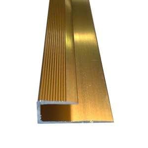 Wood and Laminate Floor Edging - Square Edge Gold 900mm: Amazon.co.uk ...