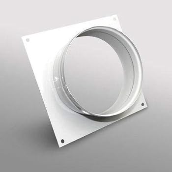 4" 100mm, 5" 125mm & 6" 150mm Wall Plate With Spigots Connector For ...