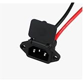Battery Charging Port Charger Socket 3 Pin Common for Electric Scooter ...