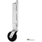 Leiterrolle Federrolle Bockrolle 50 mm gefedert für Leitern Gummi grau ...