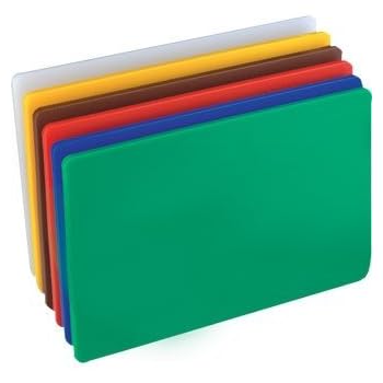 Low Density Chopping Boards - 18x12x1/2" (Set 6) - colour coded set to ...