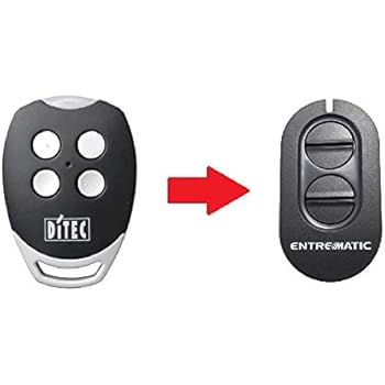 Ditec Gol4C telecomando originale 4 tasti 433,92 Mhz codice fisso ...