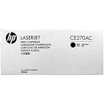 HP 650A (CE270A) Schwarz Original Toner für HP Color Laserjet ...