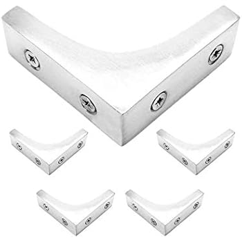 4X Solid Brass Corner Bracket 2" Right Angle: Amazon.co.uk: DIY & Tools