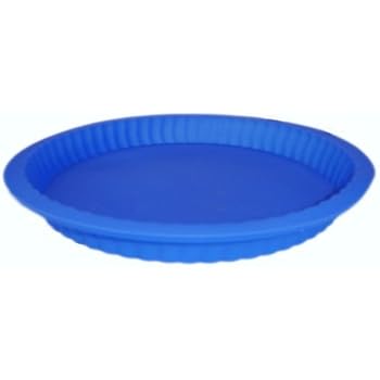 Silicon / Silicone Pie Tray, Quiche or Flan Tray. Available in pink ...