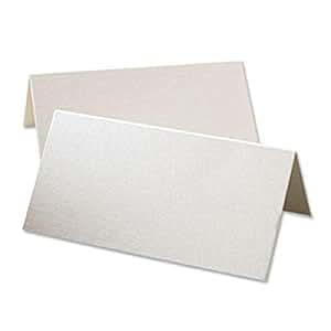 Plain Ivory Place Cards Pack of 50 (XPPC2): Amazon.co.uk: Luggage
