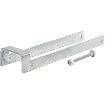 Throw Over Loop Gate Latch 2" Wide Galvanised or Black 12" Long ...