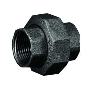 BLK MALL FLAT FACE UNION-241 3/4 (Inch) Cast Iron Compression fitting ...