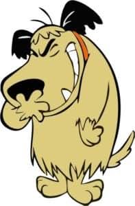 Smarts-Art Sniggering Mutley Decal Fun Sticker 180Mm High Use On Any ...