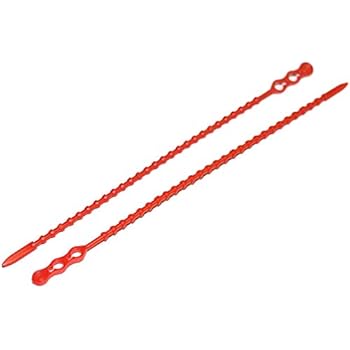Blitzbinder - Kugelbinder - Mehrzweckbinder - Kabelbinder - 180mm Rot ...