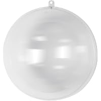 Rayher Clear Fillable Plastic Ball for Seasonal Crafts, Large ...