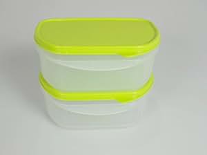 TUPPERWARE Frische-Box (2) Kühlen Kühlschrank grün Frischekabinett ...