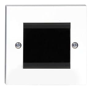 Philex 70435R Single Width Brushed Cable Entry/Exit Faceplate: Amazon ...