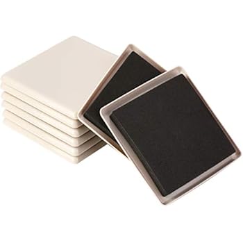 Liyic 20 Pack 3in.Square Felt Sliders for Hard Surfaces-Felt Furniture ...