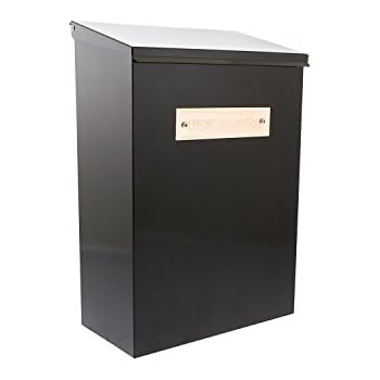 Gate/Railings Post Mail letter Box Rear Retrieval Large Capacity ...