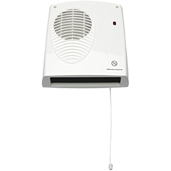 Dimplex FX20V Wall Mounted Fan Heater 2KW, 2000 W, White: Amazon.co.uk ...