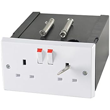 Imitation Double Plug Socket Wall Safe Security Box: Amazon.co.uk: DIY ...