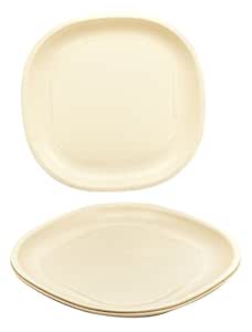 Buy Signoraware Plastic Plate - Set of 3, Off White Online at Low ...