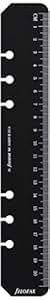 Filofax A5 Ruler Page Marker Black: Amazon.co.uk: Office Products