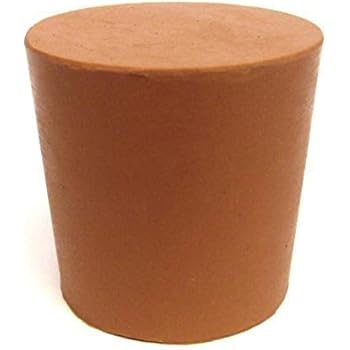 RUBBER BUNGS STOPPER Pkt of 5 ORANGE 18mm x 15mm x 24mm SOLID IDEAL FOR ...