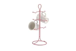 Baby Pink Wire Mug Tree: Amazon.co.uk: Kitchen & Home