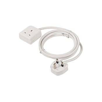 Eagle 2 m 1 Gang Extension with Lead Fitted and 13 A UK: Amazon.co.uk ...