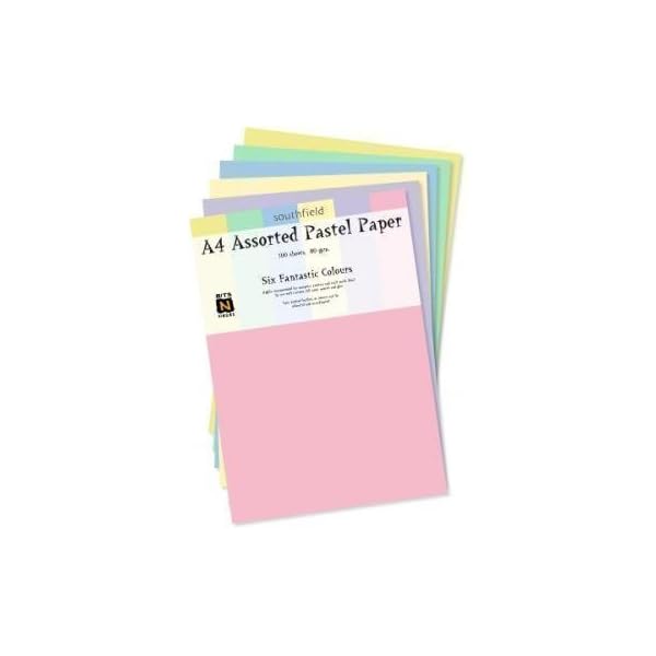 A4 Pastel Paper Assorted Colours 100 Sheets (80gsm) – Office Essentials