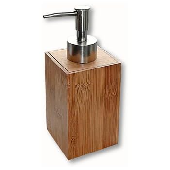 Natural Bamboo Wood Soap Dispenser: Amazon.co.uk: Kitchen & Home