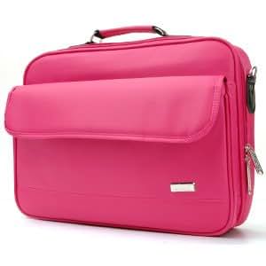 SURELAPTOP® 15-17" HOT PINK Laptop Notebook Carrying Bag: Amazon.co.uk ...
