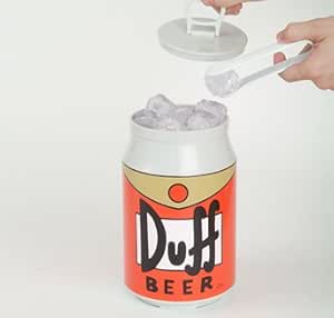Simpsons "Duff Beer" Talking Ice Bucket : Amazon.co.uk: Home & Kitchen