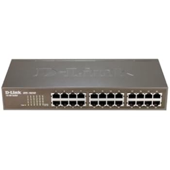 D-Link DES-1024D 24-Port Fast Ethernet 10/100 Mbps Unmanaged Switch ...