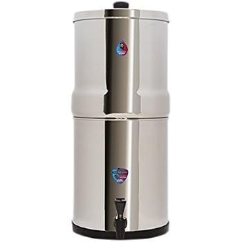 Ganga Stainless Steel Water Filter 34 Litres, 4 Candles: Amazon.in ...
