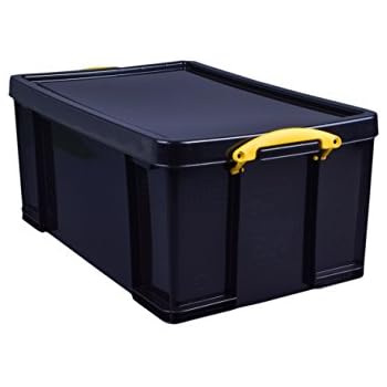 Heavy Duty Strong Plastic Storage Box With Lid Recycled Upcycled (24L ...