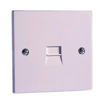 BT Single Socket RJ11 Telephone Face Plate Wall Mount: Amazon.co.uk ...