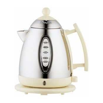 Dualit 72100 Cordless Jug Kettle Stainless Steel/Cream: Amazon.co.uk ...