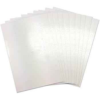 4 feuilles de plastique épais Transparent Feuilles de papier acétate A1 ...