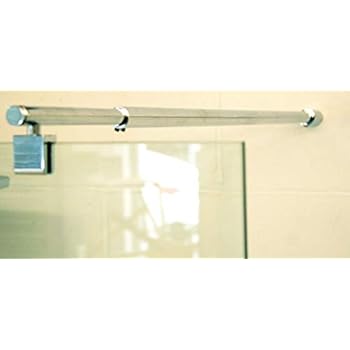 Shower Glass Support Bar | for Wetrooms or Shower Enclosures | Fits 6mm ...