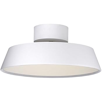 Nordlux Alba LED Adjustable Tilt Semi Flush Ceiling Light Grey 77196010 ...