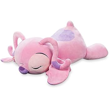 Official Disney Lilo & Stitch 37cm Medium Pink Angel Plush: Amazon.co ...