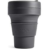 STOJO On-The-Go Collapsible Coffee Cup - 12oz / 355ml - Reusable ...