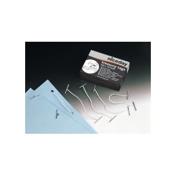 5 Star Treasury Tags Elastic 102mm White [Pack of 100]: Amazon.co.uk ...