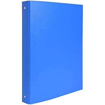 Exacompta PP covered Ring Binder, A4, 4 rings, 40mm spine - Light Blue: Amazon.co.uk: Office ...