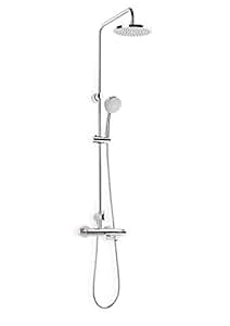 Roca A5A2718C00 Victoria-t colonne bain-douche thermostatique, Argent ...