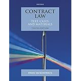 Contract Law Text, Cases and Materials 7/e: Amazon.co.uk: McKendrick ...