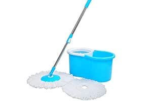 Esquire Elegant 360 Spin Mop Set with Additional Refill (EE2 MB,Blue) : Amazon.in: Home Improvement